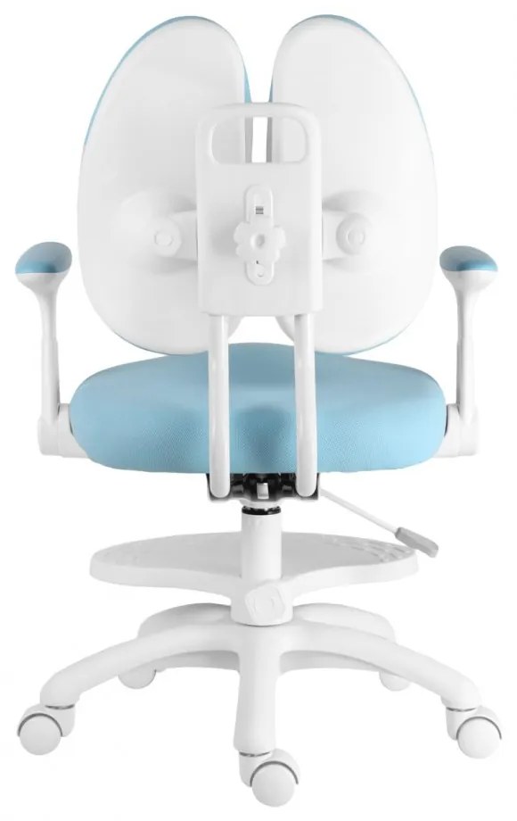 Dětská rostoucí židle Neoseat KIDDY TWO — látka, modrá