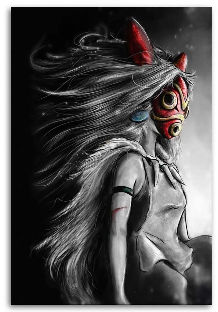 Obraz na plátně, Anime Princezna Mononoke - 40x60 cm