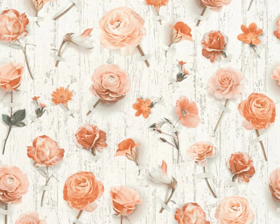 Vliesová tapeta herbář růží 32723-2 / Tapety na zeď 327232 Urban Flowers (0,53 x 10,05 m) A.S.Création