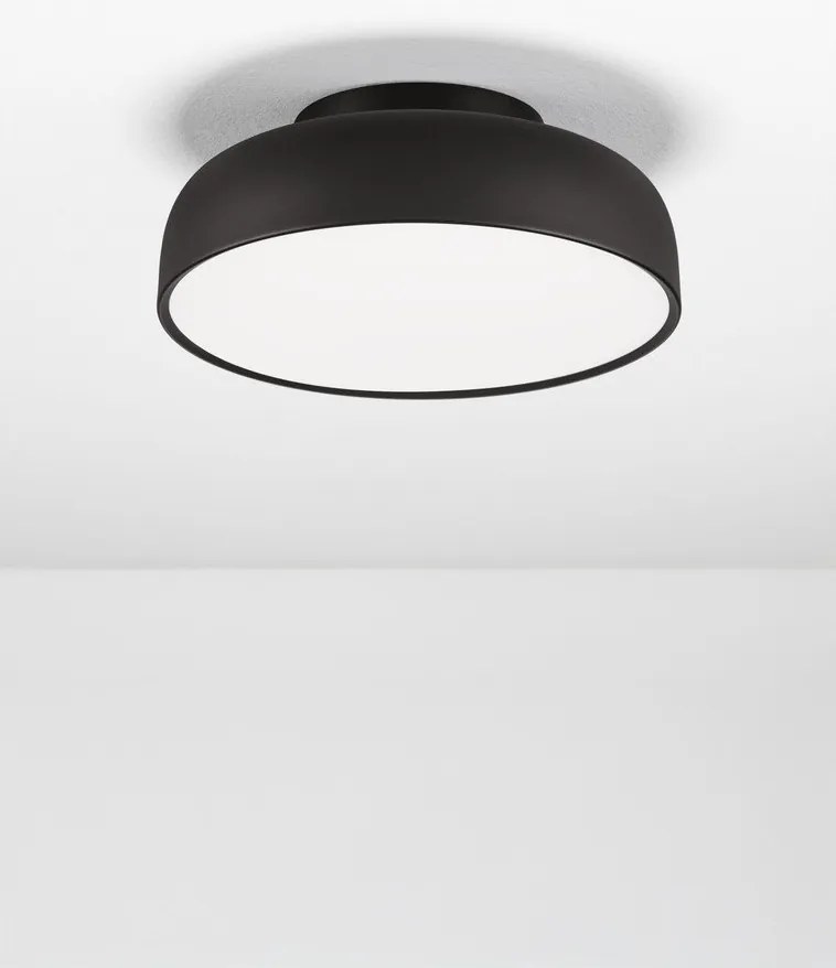 Matně černé hliníkové LED stmívatelné stropní svítidlo Noelia – Nova Luce