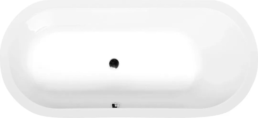 Polysan Polysan, ASTRA O oválná vana 165x75x48cm, bílá, 35611