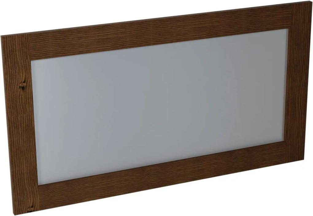 Sapho BRAND zrcadlo v dřevěném rámu 1300x700mm, mořený smrk - BA061S