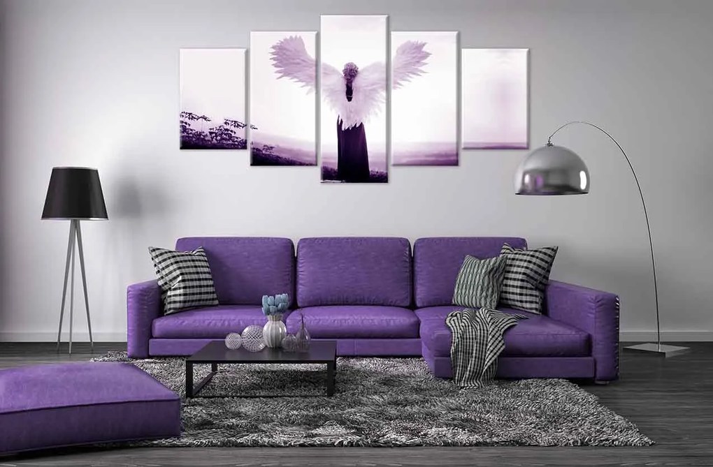 Andělský obraz Purple Velikost (šířka x výška): 100x50 cm