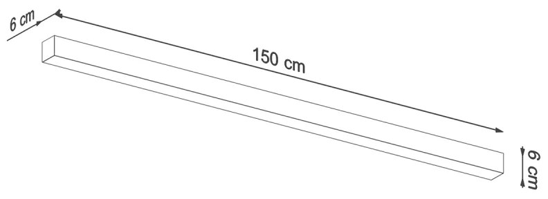 PINNE 150 Nástěnné světlo, černá TH.093 - Sollux