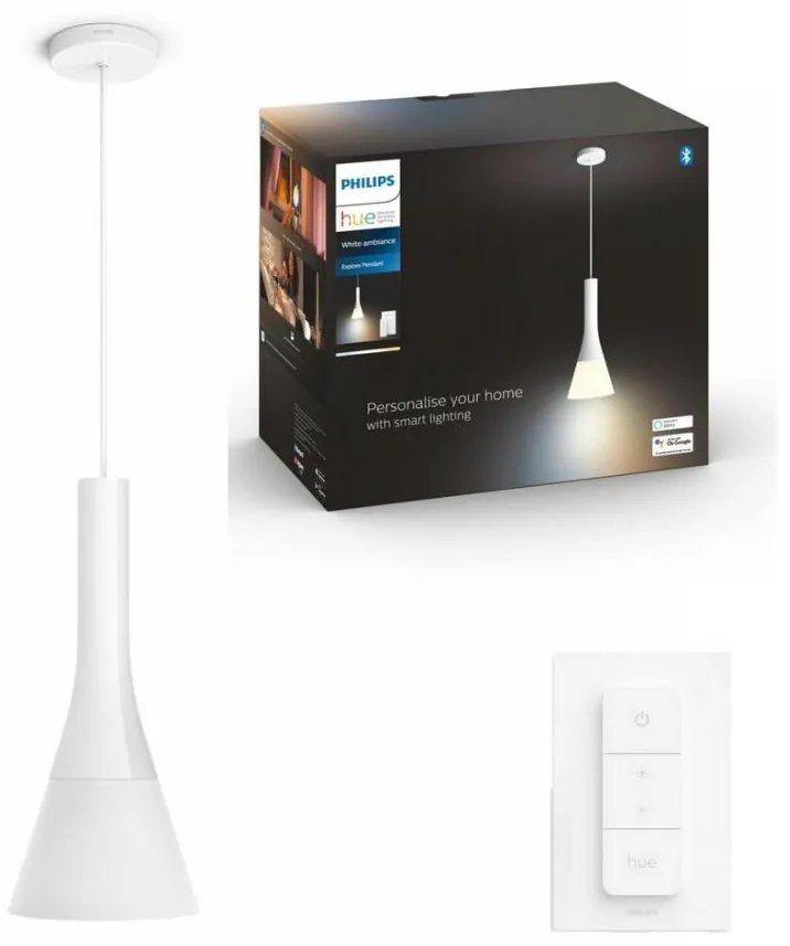 Philips - LED Stmívatelný lustr na lanku Hue 1xE27/6W/230V 2200-6500K
