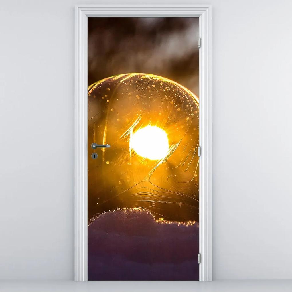 Fototapeta na dveře - Průhledná bublina (95x205cm)
