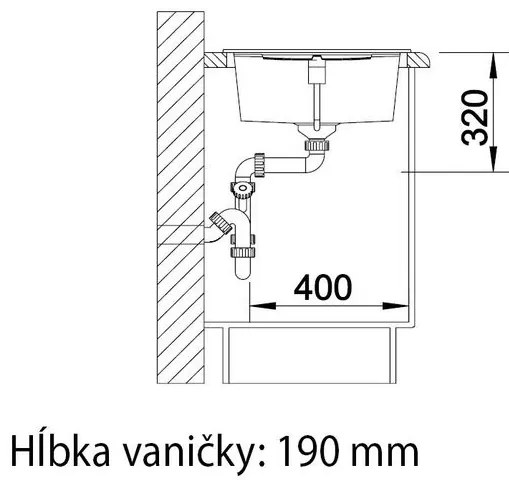 Blanco Metra XL 6 S Granitový dřez s odkapem oboustranné provedení, 100x50cm, káva, 515143