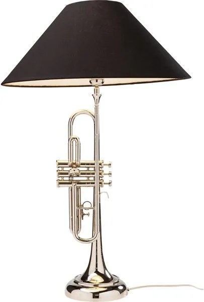 Stolní lampa Trumpet Jazz - stříbrná