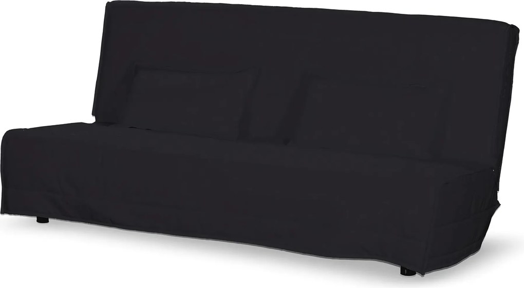 Potah na pohovku IKEA  Beddinge , dlouhý barva černá látka pletený vzor