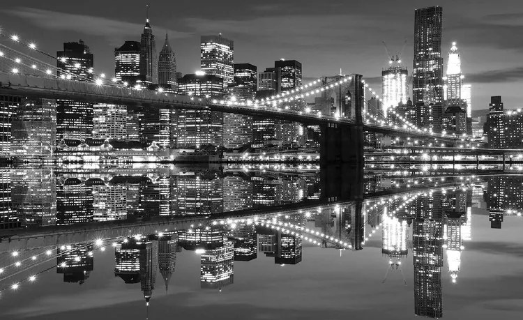 Fototapeta, Tapeta New York Brooklynský most, (368 x 254 cm)