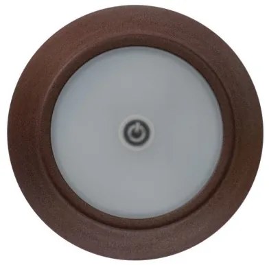 BIZZOTTO Zahradní stojací LED lampa ETNA hnědá