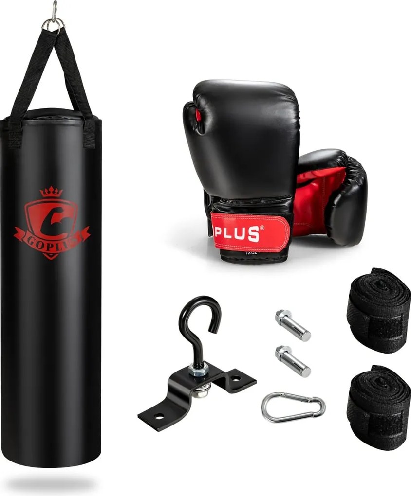 Costway 28,5 kg sada boxovacích pytlů Boxovací pytel s 12 oz boxerskými
