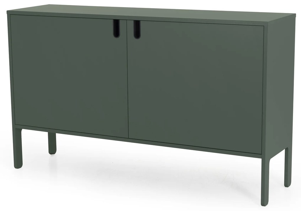 TENZO Dřevěná komoda UNO 148cm zelená 9008554031