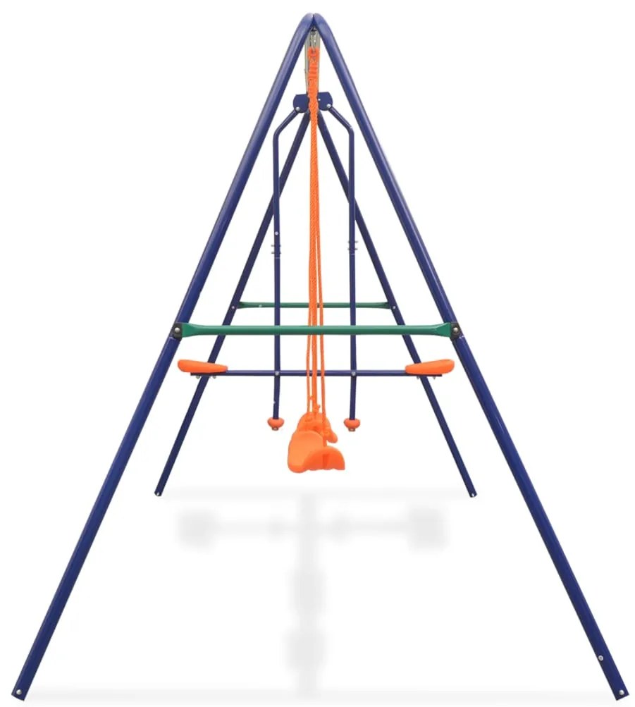 vidaXL Marketos Sada houpaček se 4 sedačkami oranžová