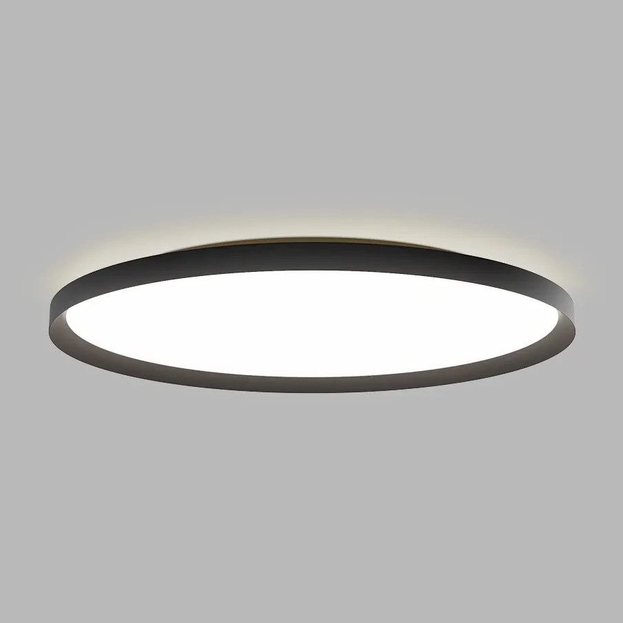 LED2 1275053CSTW Moon, stropní svítidlo, 88W LED 3000-4000K CASAMBI TW, černá, Ø80cm