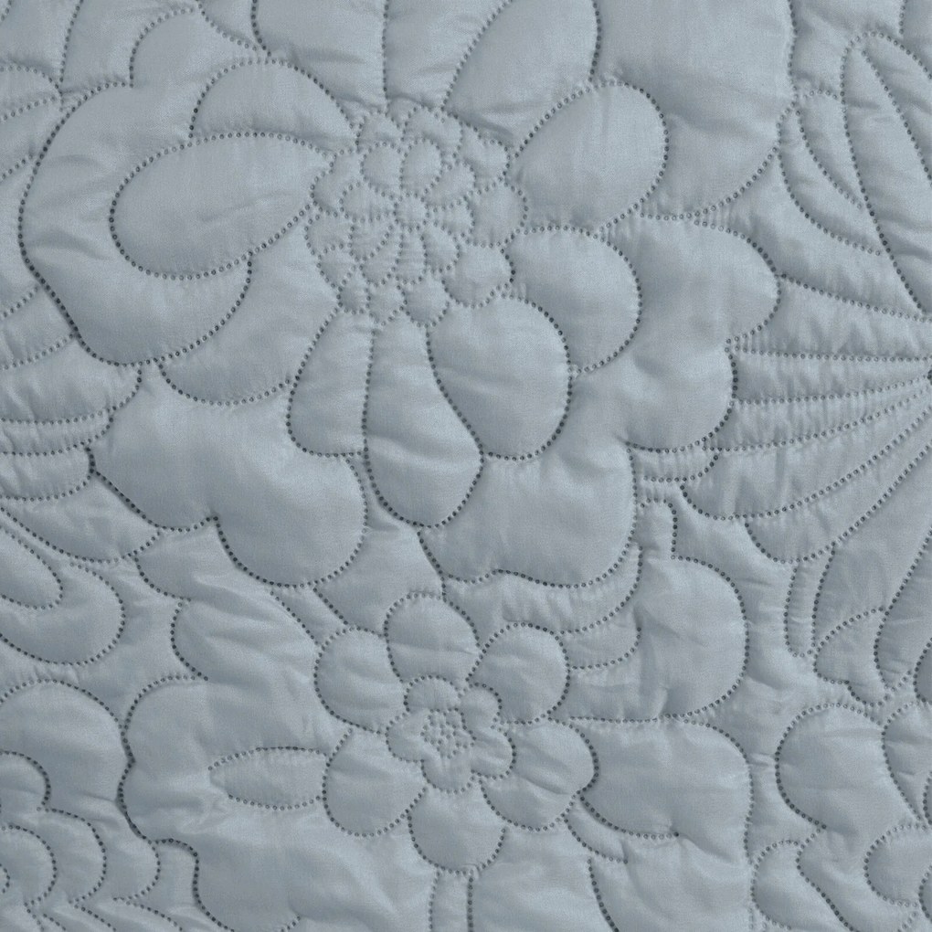 PŘEHOZ NA POSTEL ALARA4 200X220 CM SVĚTLE MODRÝ