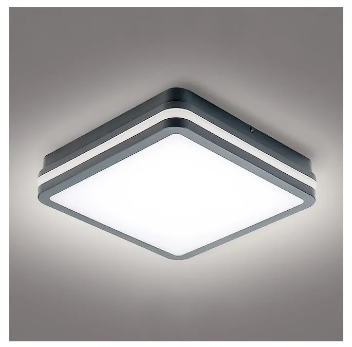Brilagi - LED Venkovní svítidlo se senzorem BENE LED/24W/230V 26x26 cm IP54