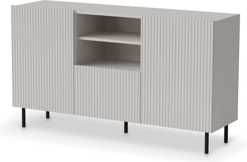 Komoda PAXOS KM-1 150 cm kašmírová/černá
