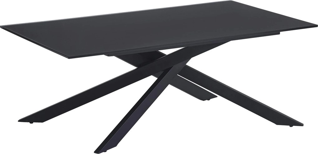 XXXLutz KONFERENČNÍ STOLEK, černá, kov, sklo, 115/65/42 cm Stylife - Konferenční stolky - 001088009101