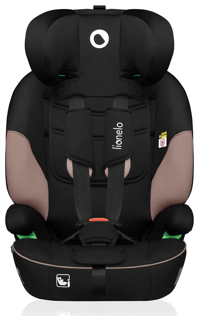 Autosedačka Lionelo Levi I-Size 76 - 150 cm Farba: Sporty Black