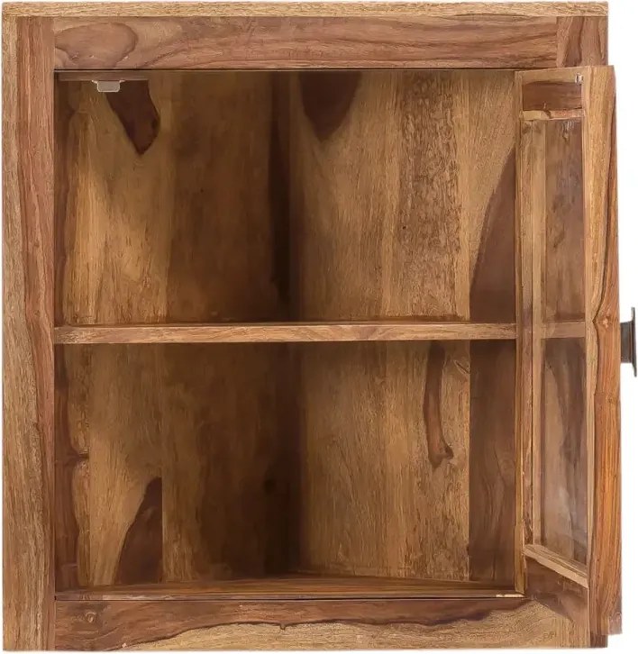 furniture-nabytek.cz - Rohová nástěnná skříňka Laredo akácie