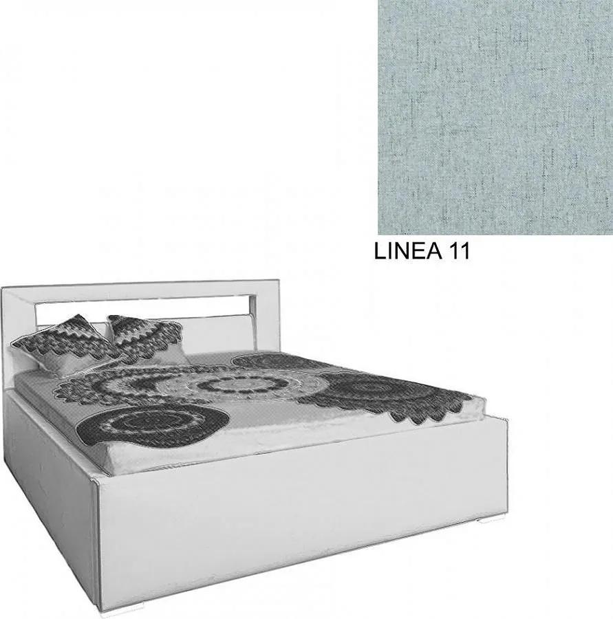 Dřevona - Elitte Čalouněná postel AVA LERYN 180x200, s  úložným prostorem, LINEA 11