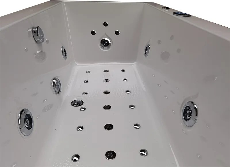 BPS-koupelny Hydromasážní vana HYD-RA640 180x90 bez ohřevu vody
