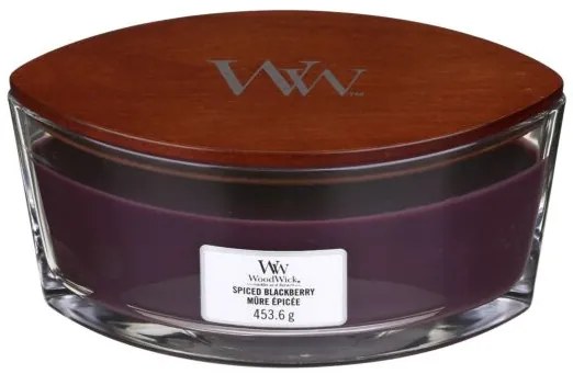 WoodWick Svíčka loď Spiced Blackberry, 453 g