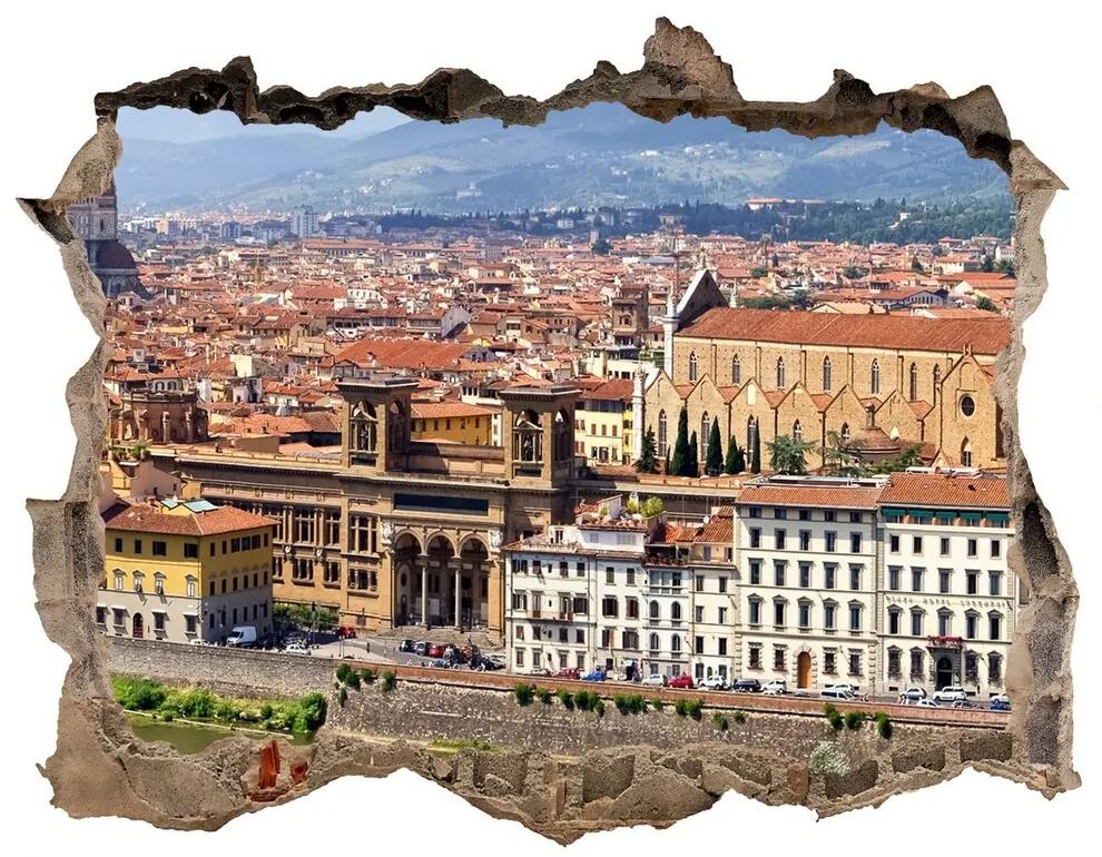 Wallmuralia Fototapeta díra na zeď 3D Florencie Itálie 95x64 cm