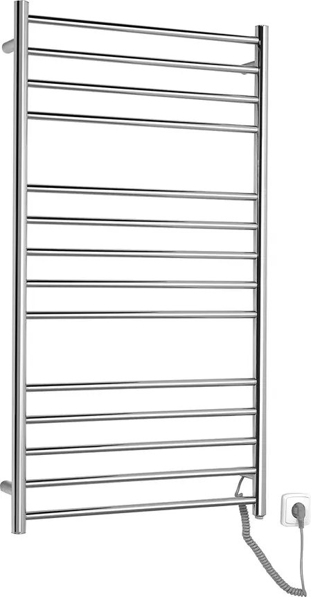 Sapho Sapho, REDONDO elektrický sušák ručníků, kulatý, 630x1160 mm, 130 W, leštěná nerez, ER230V