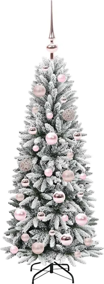 Umělý vánoční stromeček Bílá 120 cm PVC, plast, ocel a PE 3396023