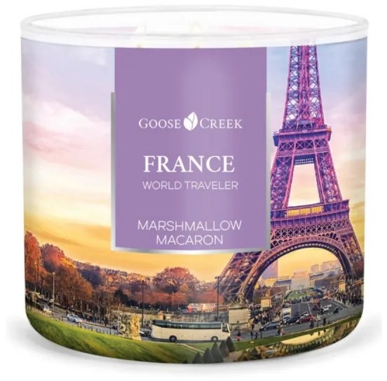 Sojová svíčka WORLD TRAVELER 0,41 KG FRANCE - MARSHMALLOW MACAROON