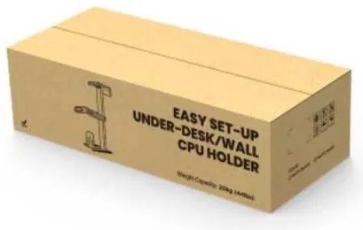 Držák na PC Brateck CPB-25, černá