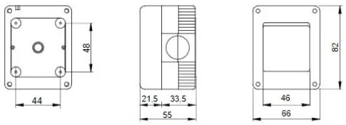 Gewiss 27 Combi skříňka IP40 2M šedá GW27002