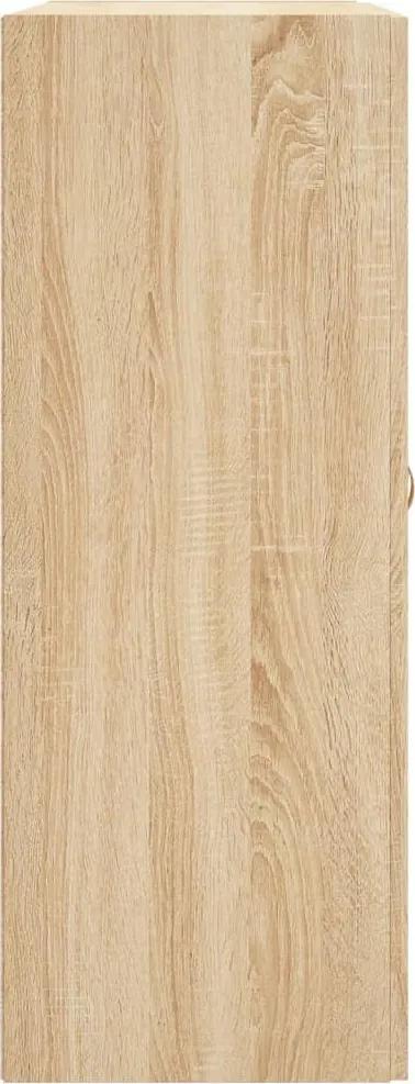vidaXL Nástěnná skříňka 69,5 x 34 x 90 cm kompozitní dřevo [830359] Barva: Bílá
