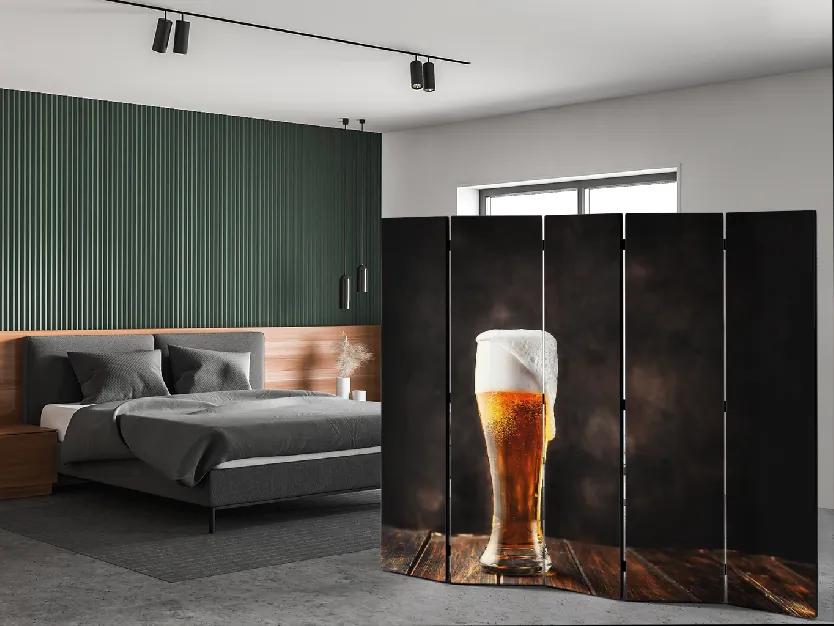 Liox Paraván sklenice piva Rozměr: 225 x 180 cm