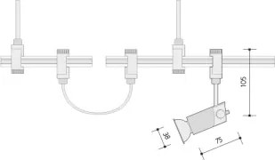 Lištové svítidlo LARGO Panlux L1R-276