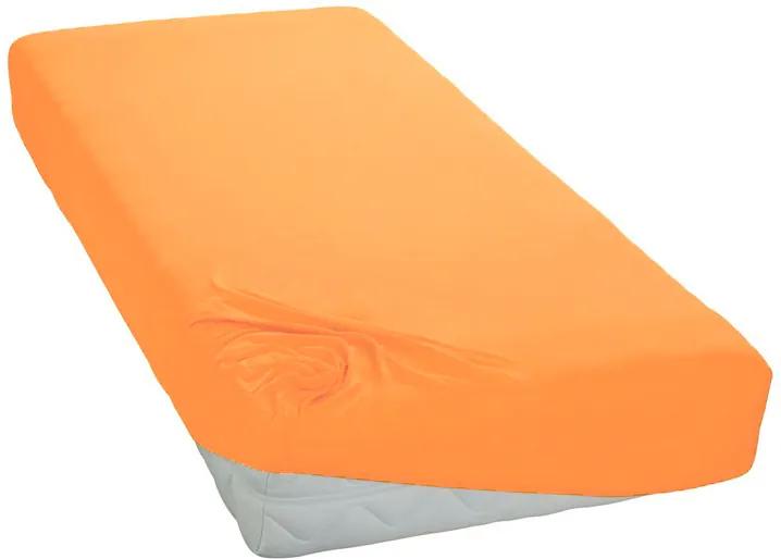 Jersey prostěradlo Pomerančové Rozměr: 60x120 cm