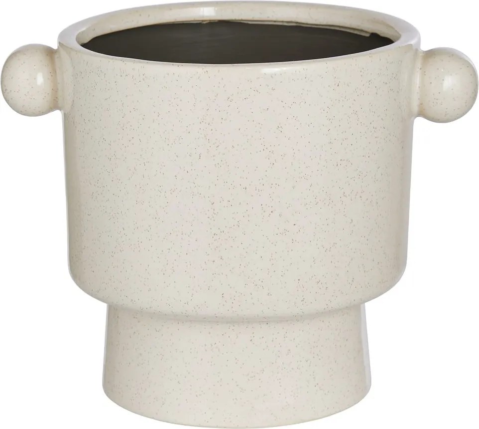 HANDLE Květináč 15 cm - béžová
