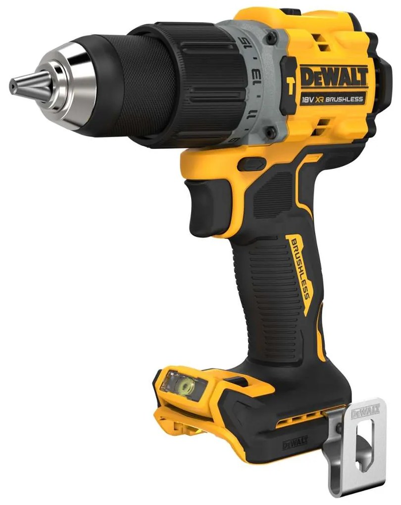 DeWALT Nářadí - 18V AKU vrtačka s příklepem, bez baterie a nabíječky DCD805NT