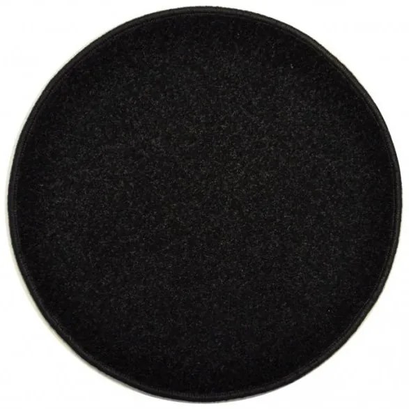 Vopi | Eton černý koberec kulatý - průměr 67 cm