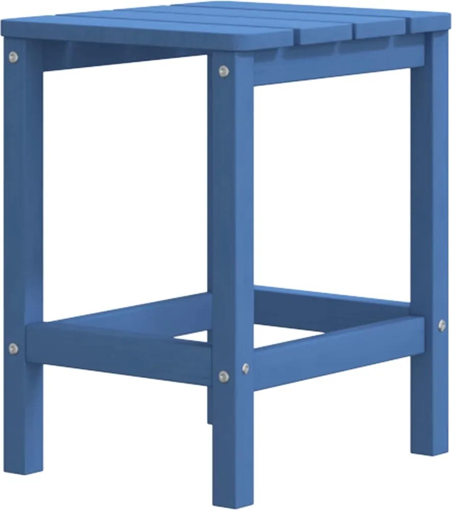 Zahradní křesla Adirondack + podnožka/stolek HDPE akvamarínová 3095715