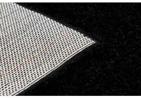 Dywany Luszczow Kusový koberec SOFFI shaggy 5 cm černý Rozměr koberce: 140 x 190 cm