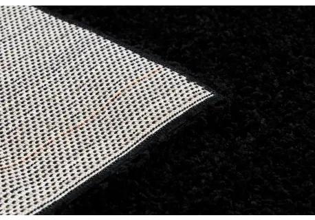 Dywany Luszczow Kusový koberec SOFFI shaggy 5 cm černý Rozměr koberce: 180 x 270 cm