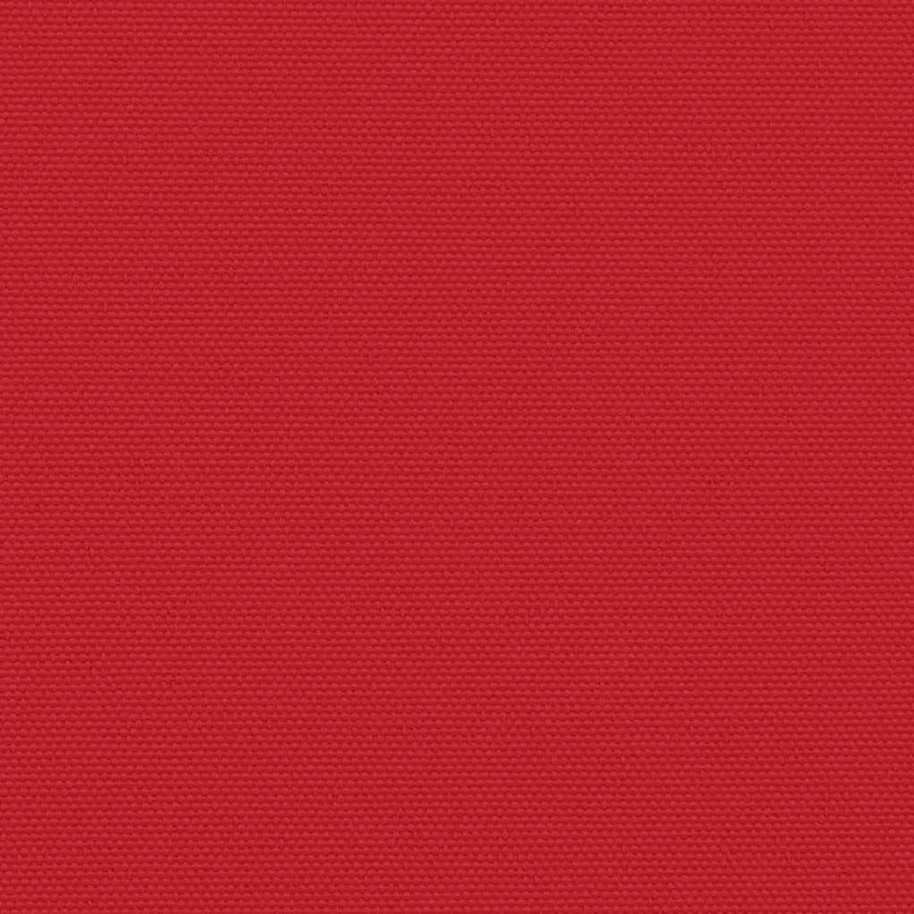 Zatahovací boční markýza červená 200 x 600 cm,  4004852