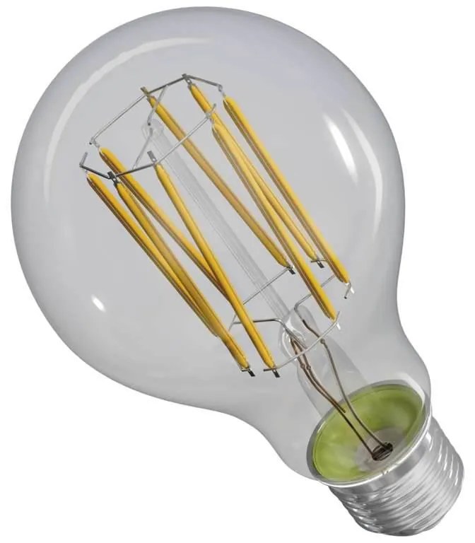 LED filamentová žárovka, E27, A70, 12W, 1521lm, neutrální bílá Emos Z74281