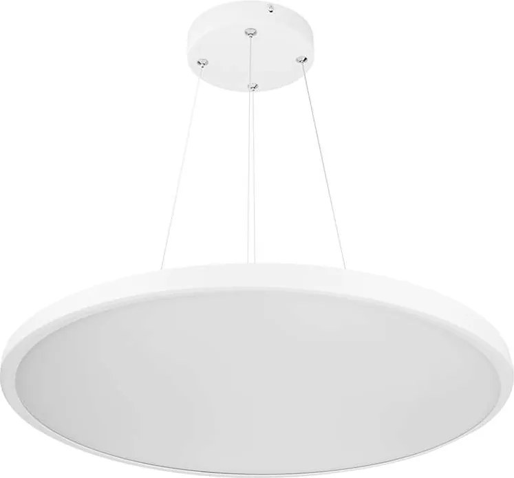 LED stropní světlo s dálkovým ovládáním Estela Low UGR - průměr 50 cm, bílá