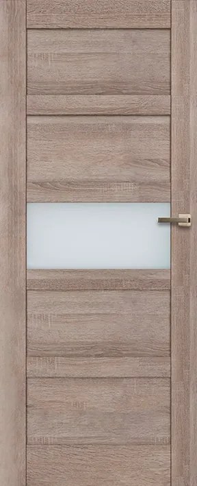 Interiérové dveře vasco doors BRAGA model A Průchozí rozměr: 70 x 197 cm, Orientace dveří: Levé dveře, Dekor: Dub šedý
