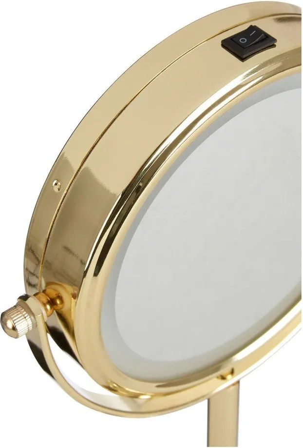 Kosmetické zrcadlo s osvětlením/zvětšovací (zvětšení 2x) ø 15 cm Cassini – Premier Housewares