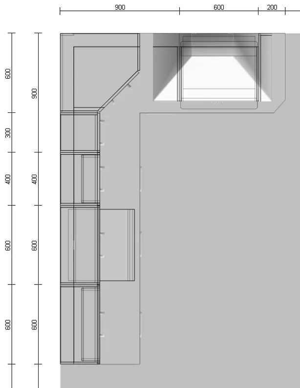 Rohová kuchyňská linka Modena 250x170 cm Zvolte dvířka: TAFLA - rijeka světlá,rijeka tmavá